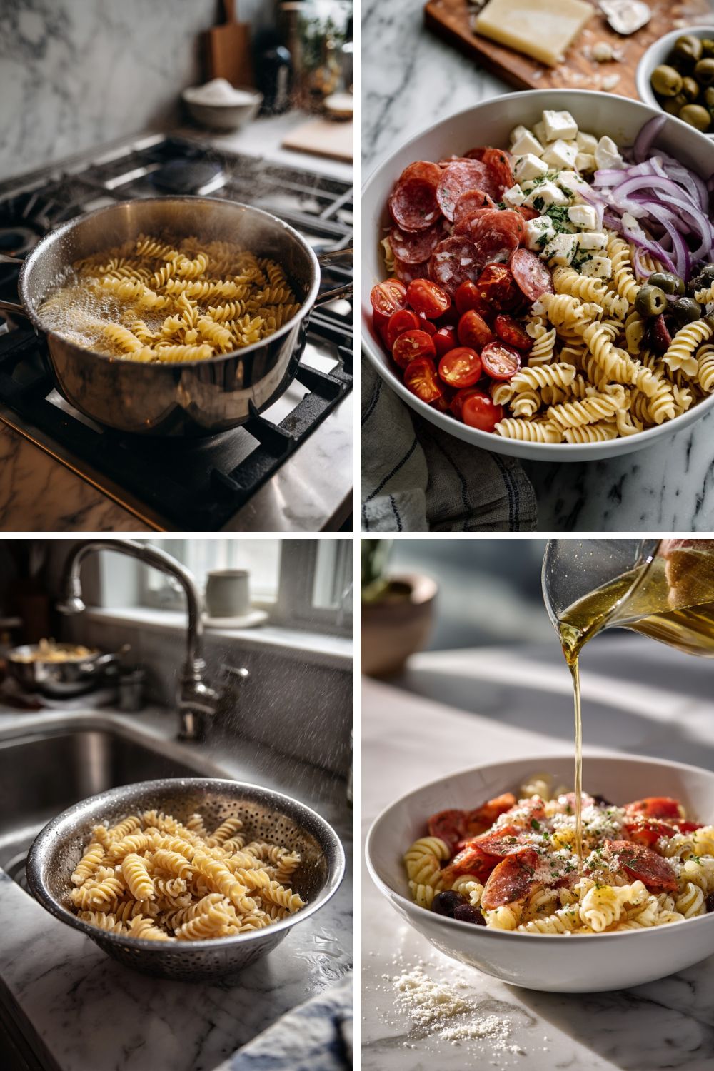 Easy Italian Sub Pasta Salad Recipe